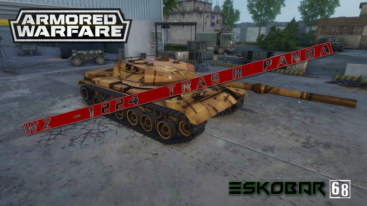 Armored Warfare Preview WZ 1224 "Trash Panda" - YouTube