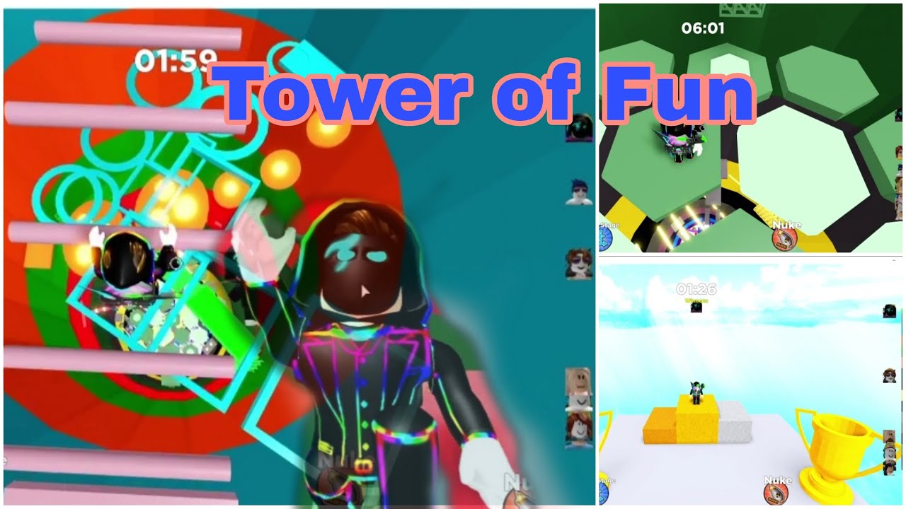 Yes I completed the obby |Roblox Tower of Fun | kallel gaming - YouTube