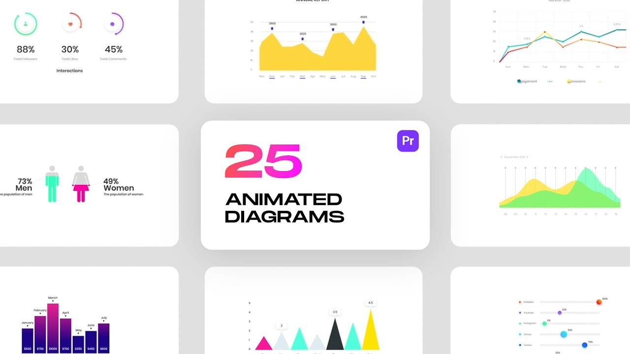 Beautiful Animated Diagrams for Premiere Pro - YouTube