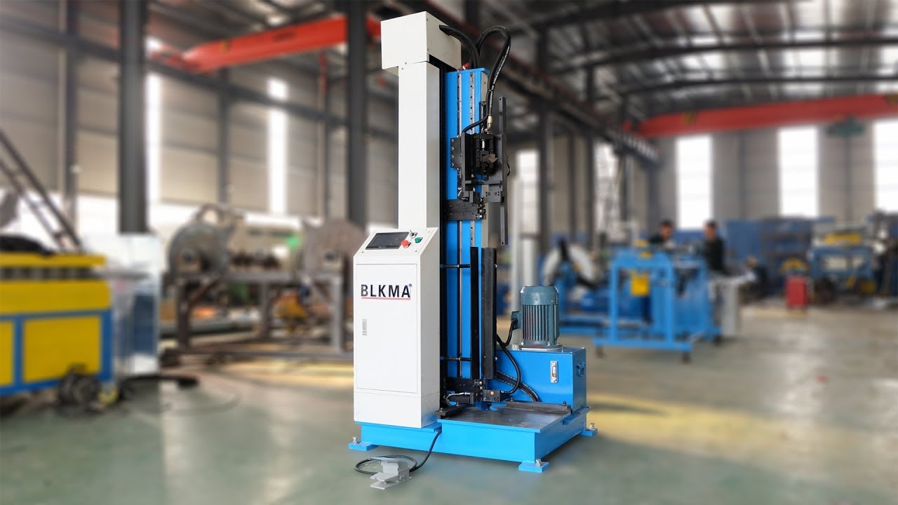 BLKMA brand Hydraulic duct seam closing machine,Vertical air duct ...