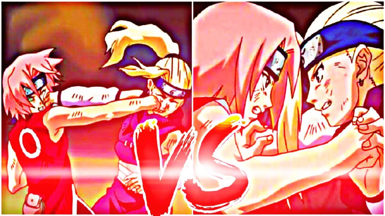 Sakura vs Ino exame chunnin - YouTube