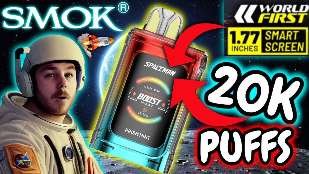 Spaceman Prism 20k | Best SMOK Disposable Vape!! #review - YouTube