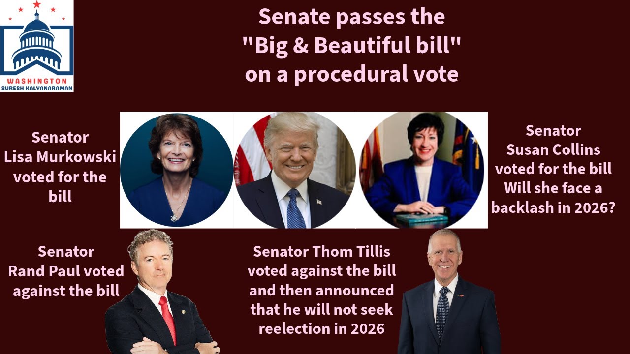 President Trump's Budget bill clears a key procedural vote in the ...