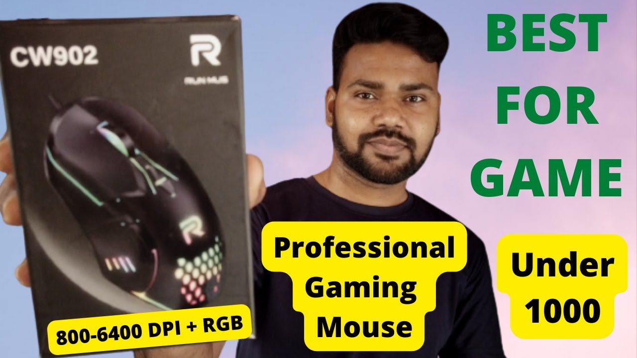 Best Programable Gaming Mouse Under 1000 || Run Mus Professional Gaming ...