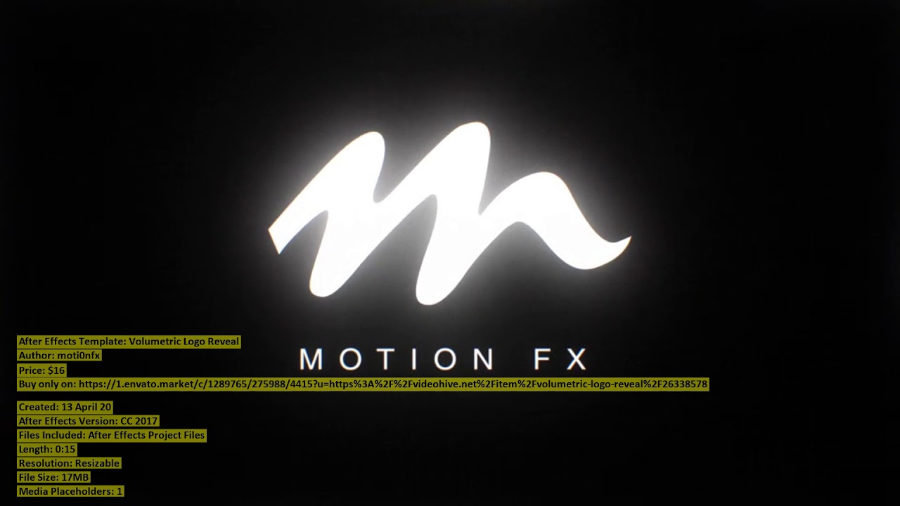 Volumetric Logo Reveal | After Effects Template | VideoHive 26338578 ...