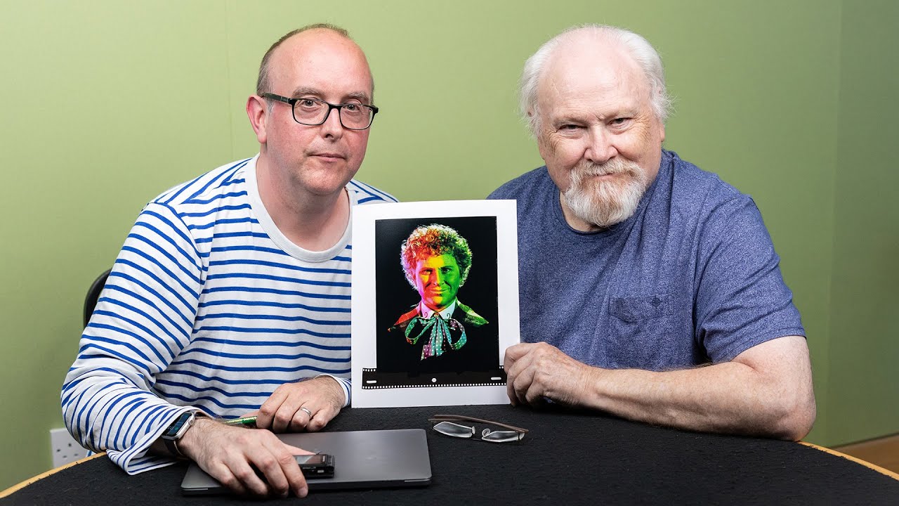Colin Baker reunited with his Doctor Who title sequence - YouTube