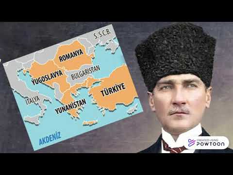 TÜRK DIŞ POLİTİKA BALKAN ANTANTI SADABAT PAKTI
