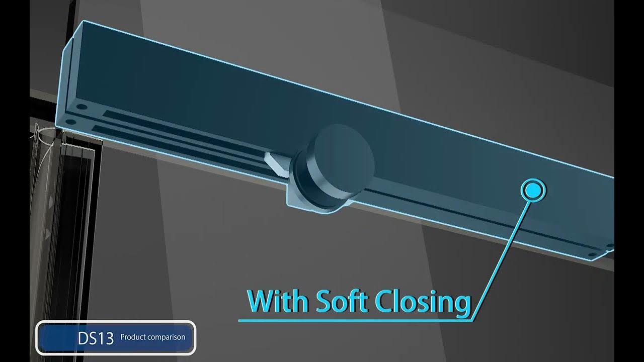 MCOCOD DS13 Shower Door - With Soft Closing and Without Soft Closing - YouTube