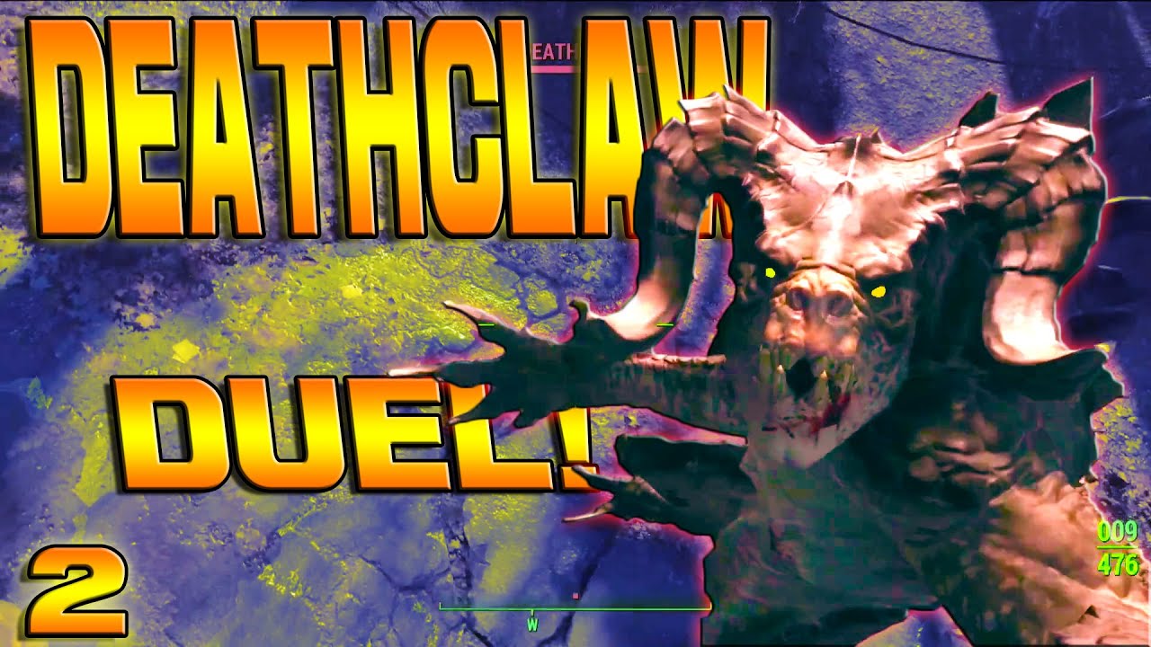 Fallout 4 - INTO THE FIGHT! vs DEATHCLAW #2 - YouTube