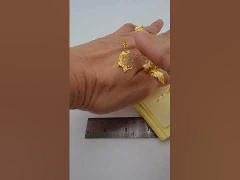 ทอง เปลว24k99.99%สำหรับงานเสริมความ งาม ใช้สปา gold leaf. 24k gold leaf - YouTube