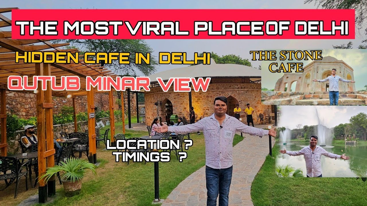 The Most Viral Place Of Delhi || Hidden Cafe In Delhi || The stone Cafe ...