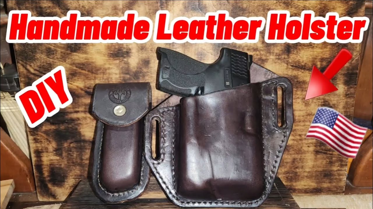 How To Make A Leather Holster (Easy DIY) - YouTube