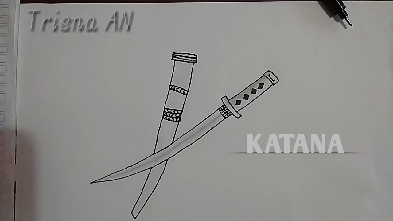 Menggambar KATANA ~Free Fire~ - YouTube
