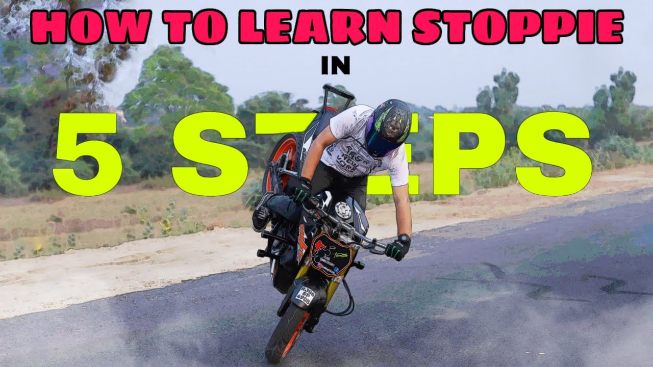 How to learn stoppie ??? Easy 5 steps - YouTube