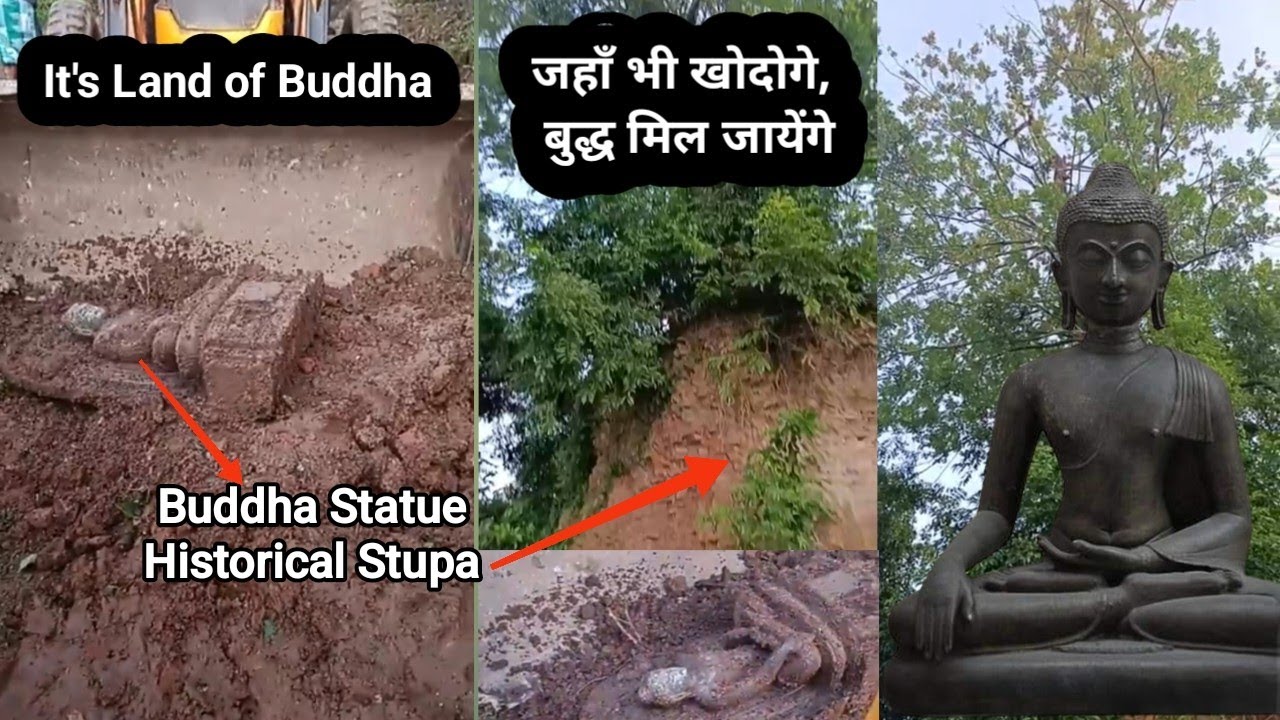 1500+ Yrs Old Buddha Statue & Stupa Found India | Buddhist History ...