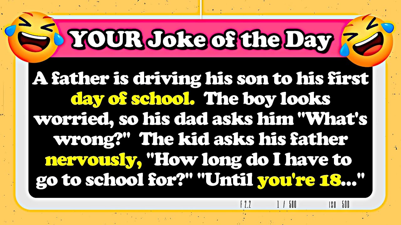YOUR Daily Joke: First Day Fears: A Boy's Heartfelt School Query ~Funny ...
