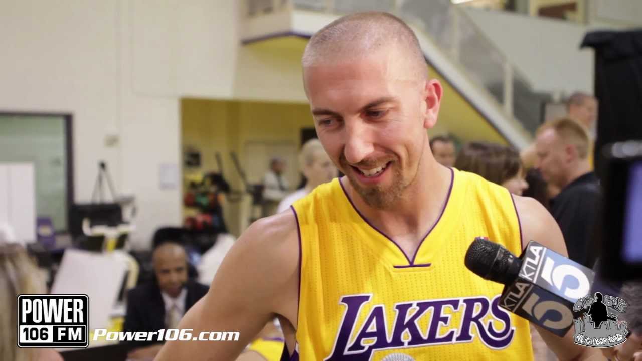 Steve Blake - Lakers Media Day Interview - YouTube