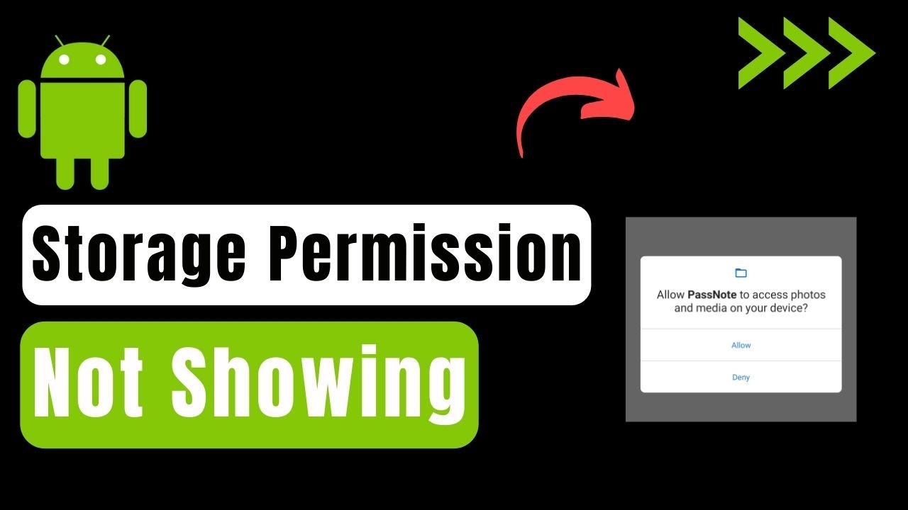 Storage Permission Not Showing ! - YouTube