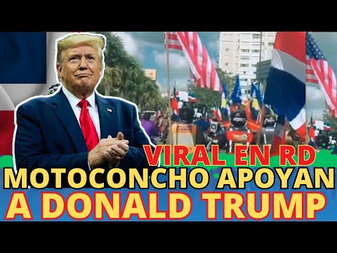 MOTO CONCHO DOMINICANOS EN APOYO A DONALD TRUMP - YouTube