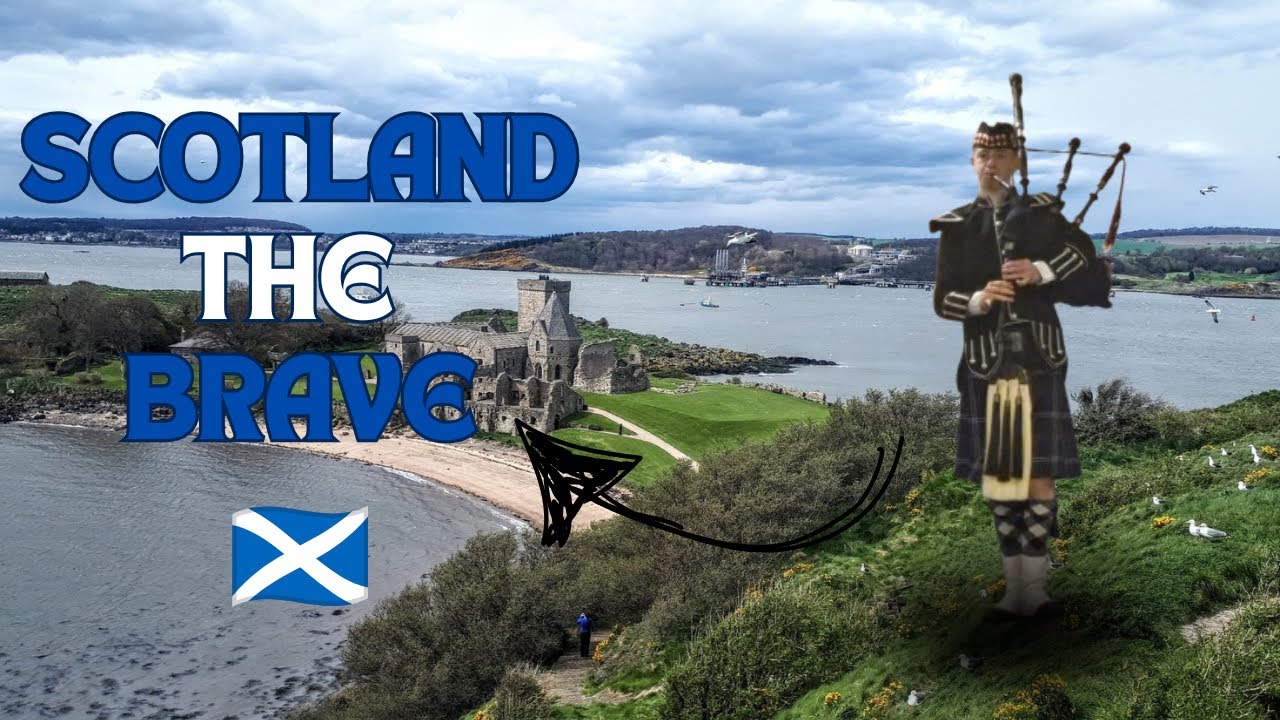 SCOTLAND THE BRAVE on the BAGPIPES at Inchcolm Island - YouTube