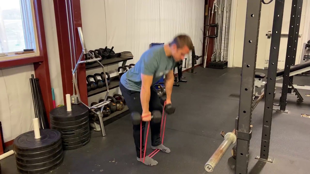 RDL - Banded Dumbbells - YouTube