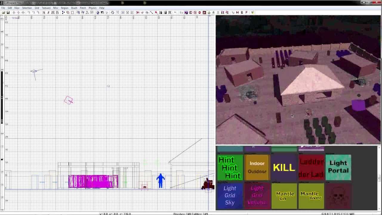 Call of Duty 4 Radiant Tutorial 5: Adding the necessary - YouTube