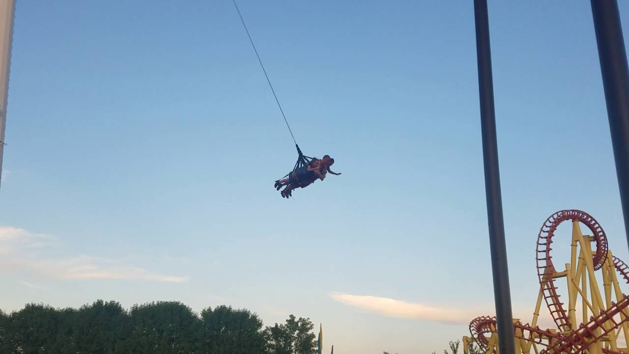 Sheridan rides the ripcord - YouTube