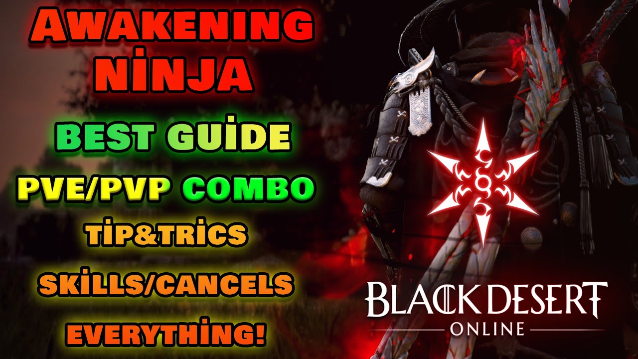 BDO | Awakening Ninja HUGE GUİDE 2023! | PVE/PVP COMBO | Skills/Cancels/Tips&Tricks - YouTube