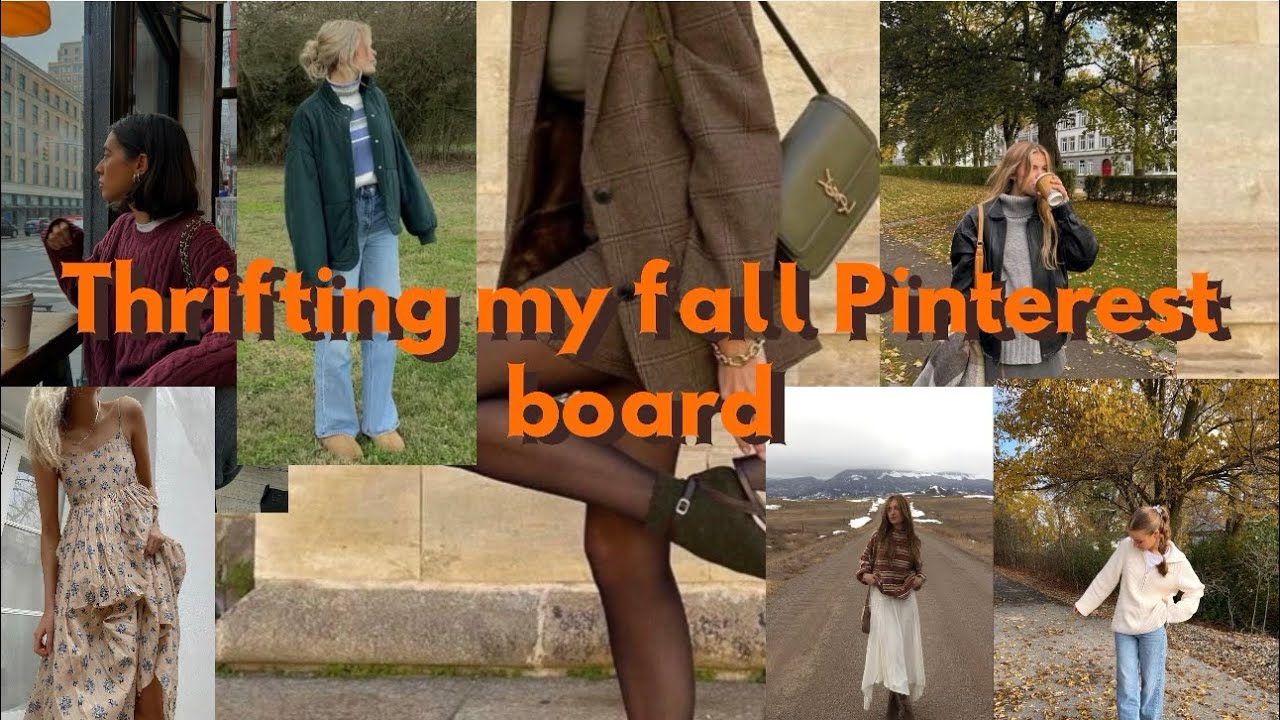 Thrifting my fall Pinterest board🍂💌🧣 - YouTube