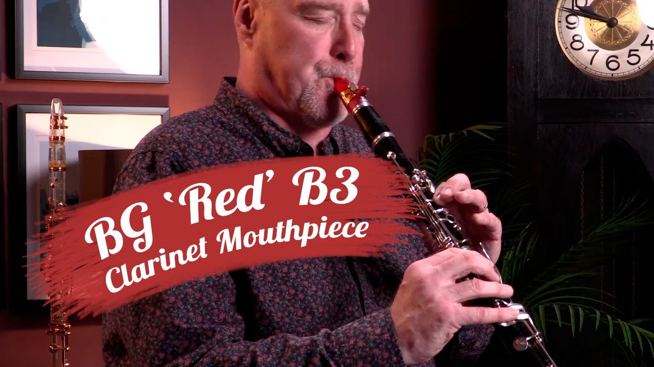 BG B3 Clarinet Mouthpiece in Red | Review & Demonstration - YouTube