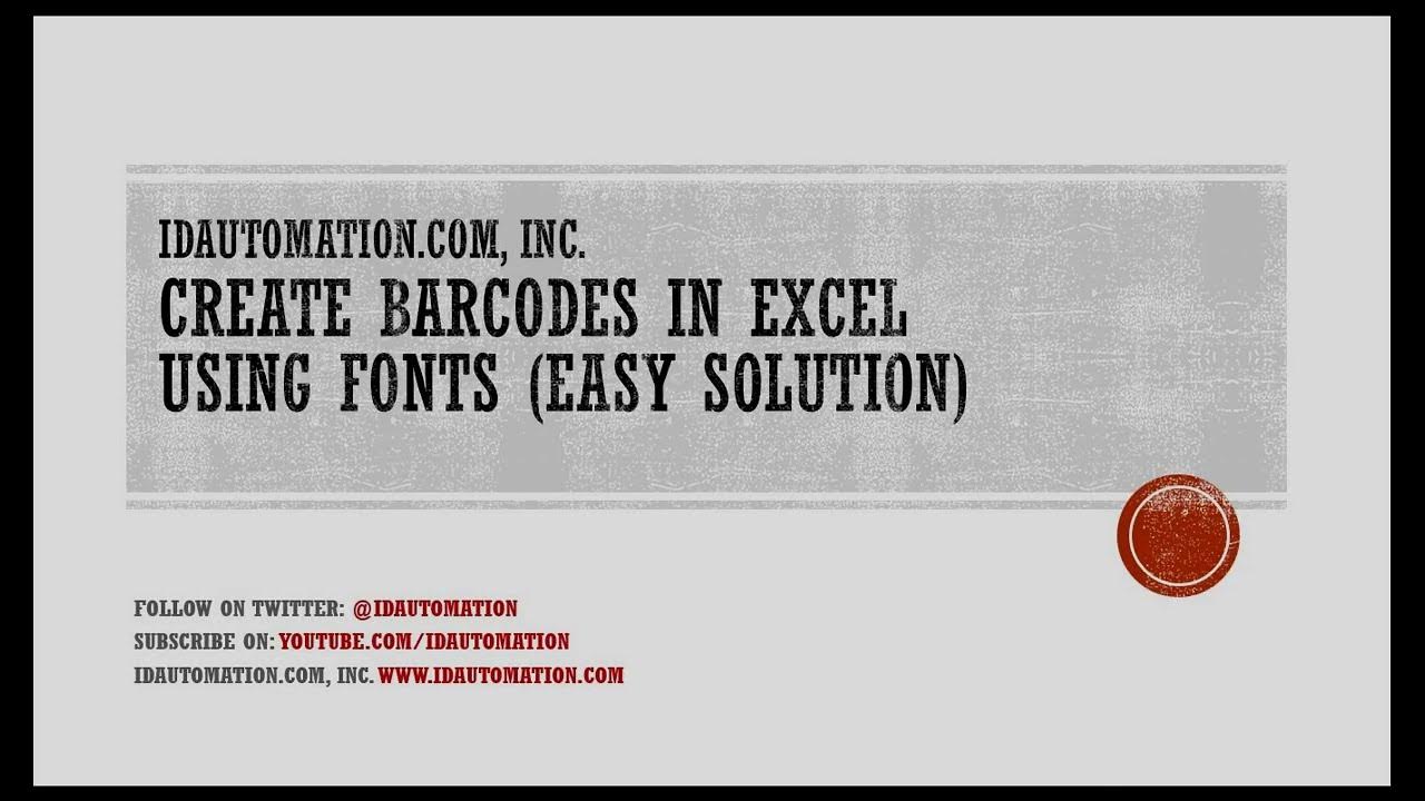 Generate QR Code | Data Matrix | PDF417 and other 2D Barcodes in Excel ...