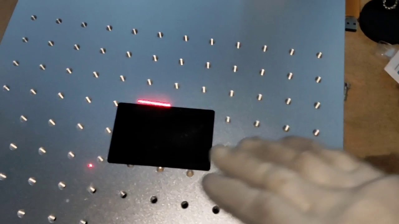 JNLINK fiber laser marking machine with auto focus function - YouTube