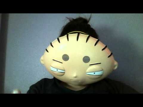 Stewie mask.... I was bored - YouTube