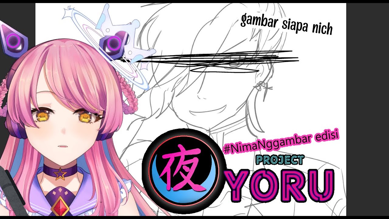 Art stream #NimaNggambar Edisi Project Yoru!【#Yumeria_Live | Project Yoru】 - YouTube