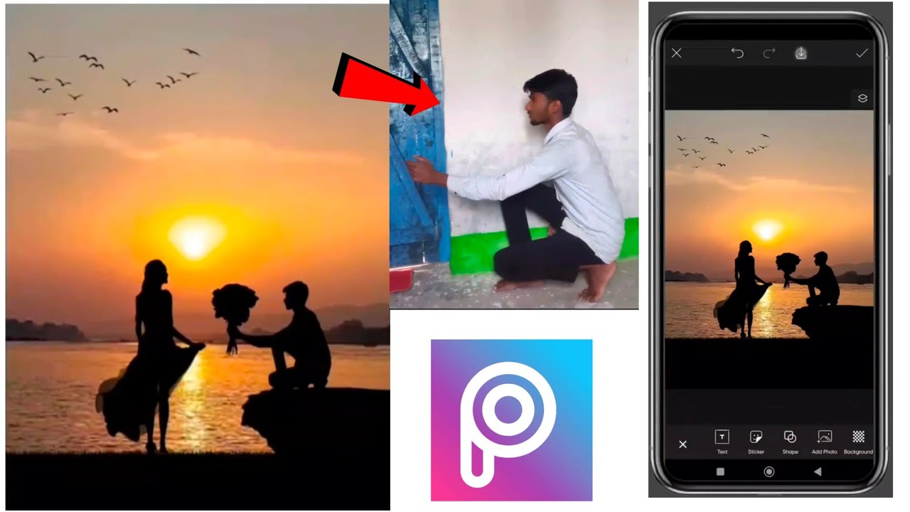 girl post background Sky photo editing new trending new viral photo editing Sky Sky tutorial ...