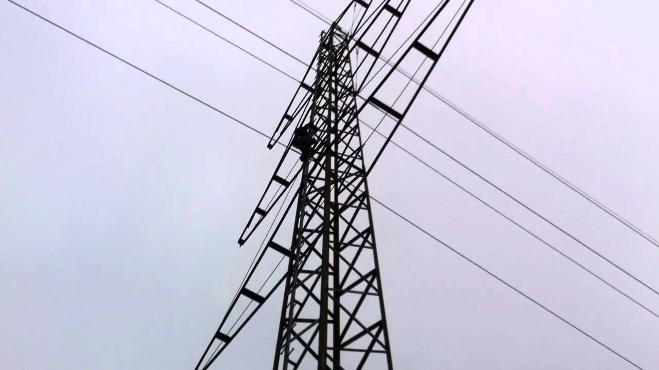45 meter Strommast - YouTube