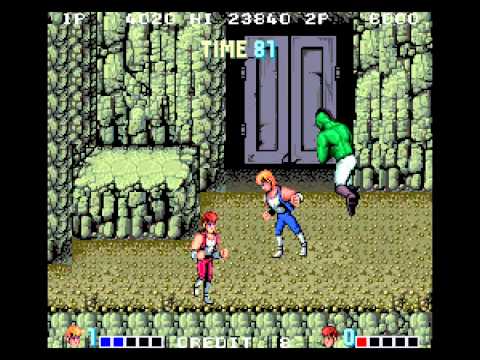 Double Dragon arcade 2 player Netplay game (no slowdown)