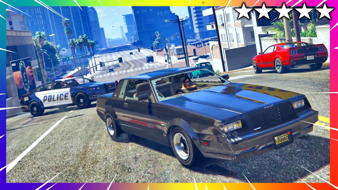 GTA 5 Police Chase - Best Car - Faction | GTA V Five Star Cop Battle ...