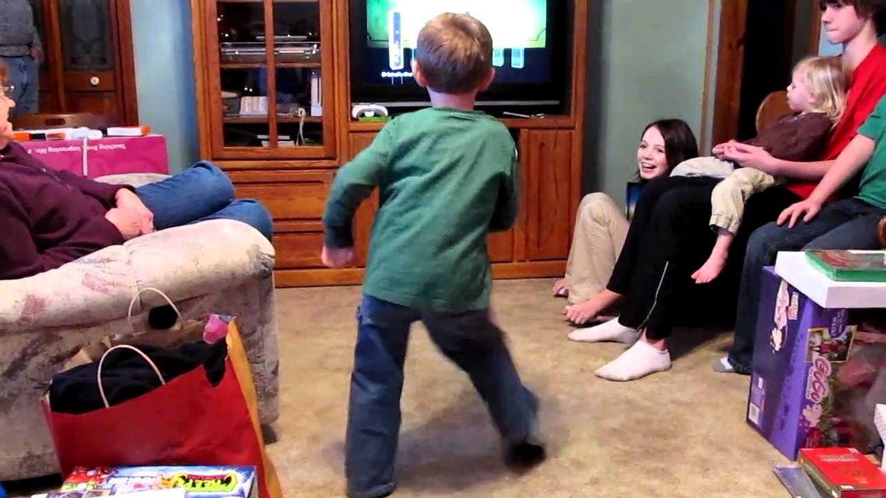Tyler dancing to Surfin Bird.... - YouTube