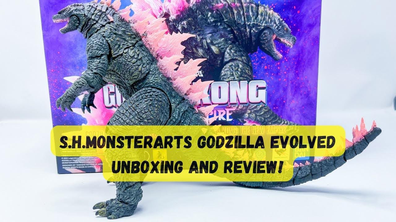 S.H.MonsterArts GODZILLA X KONG THE NEW EMPIRE GODZILLA EVOLVED FIGURE ...