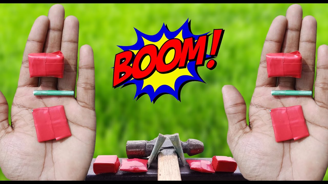 3 Amazing Boom Boom crackers - How to make crackers from matchsticks ...