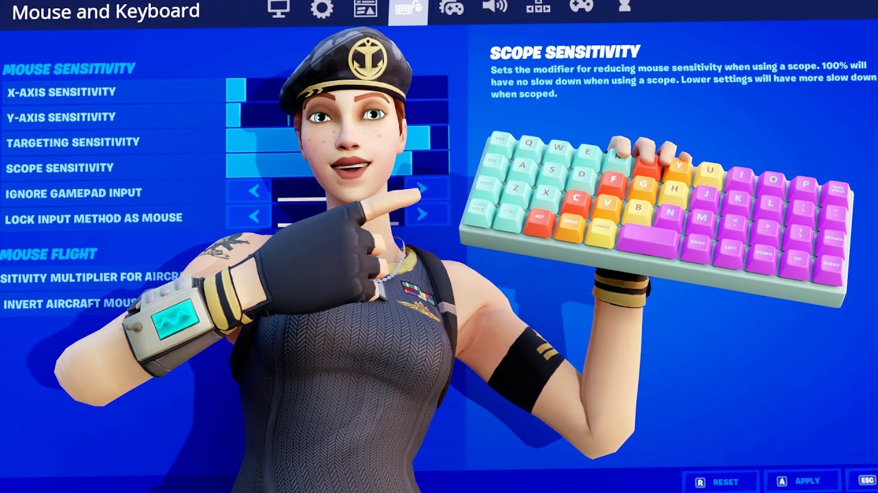 THE *BEST* Keyboard + Mouse Settings + DPI + Binds + Sensitivity (PC ...
