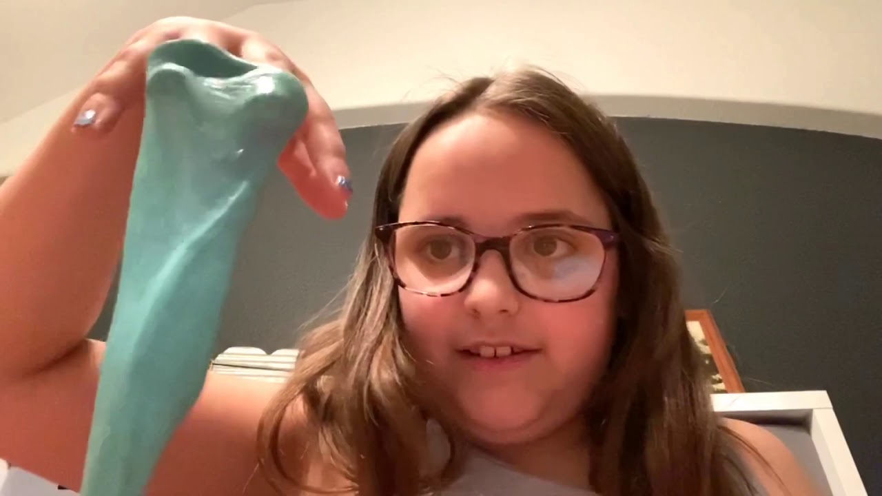 Playing with slime - YouTube