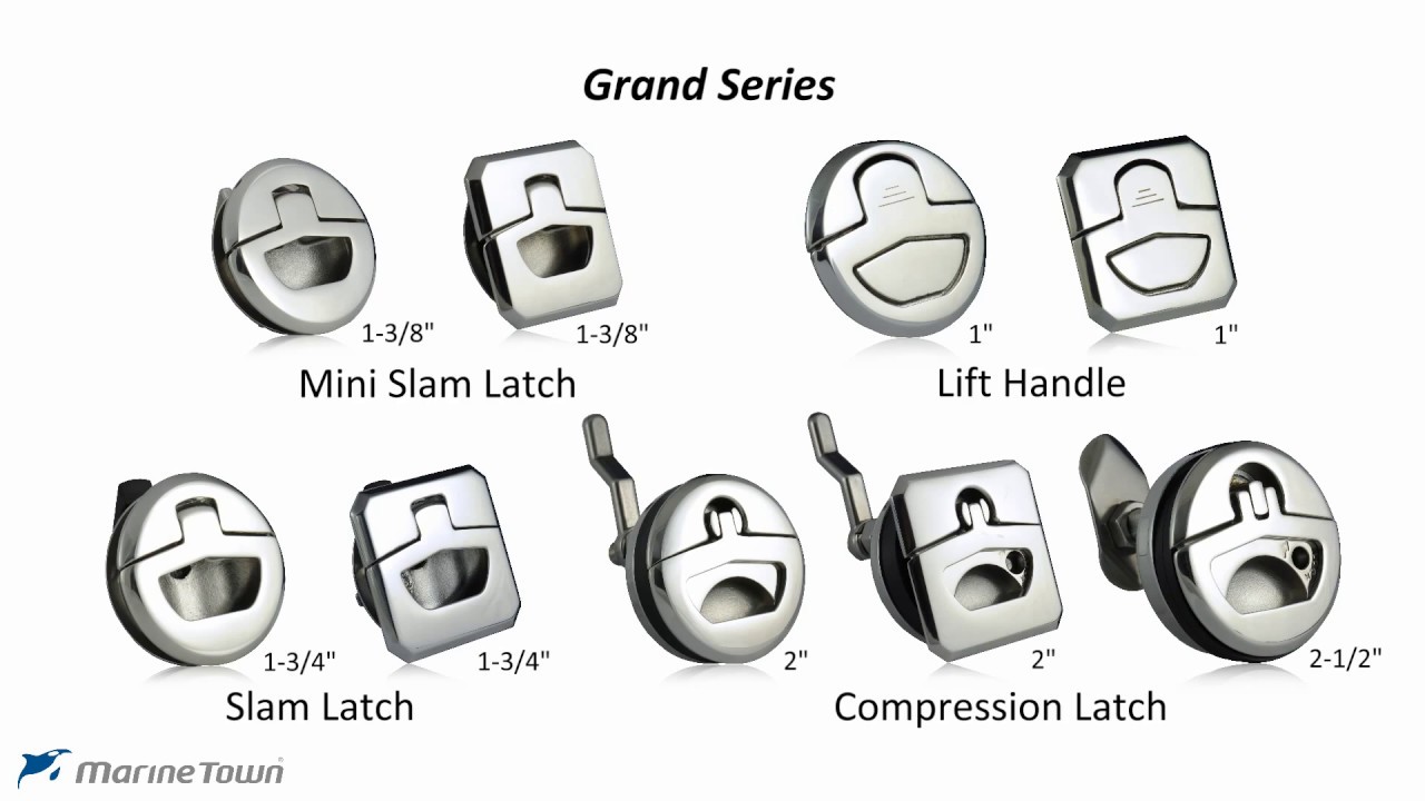 Seachoice Non-Locking Grand Compression Slam Latch - YouTube