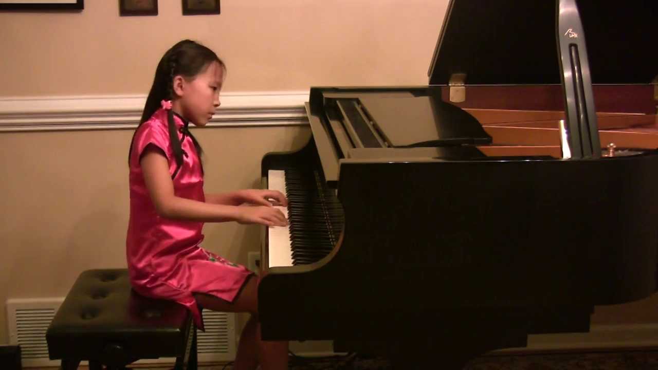 Butterfly Lovers (梁祝钢琴曲) - Marissa Liu (Age 7) - YouTube