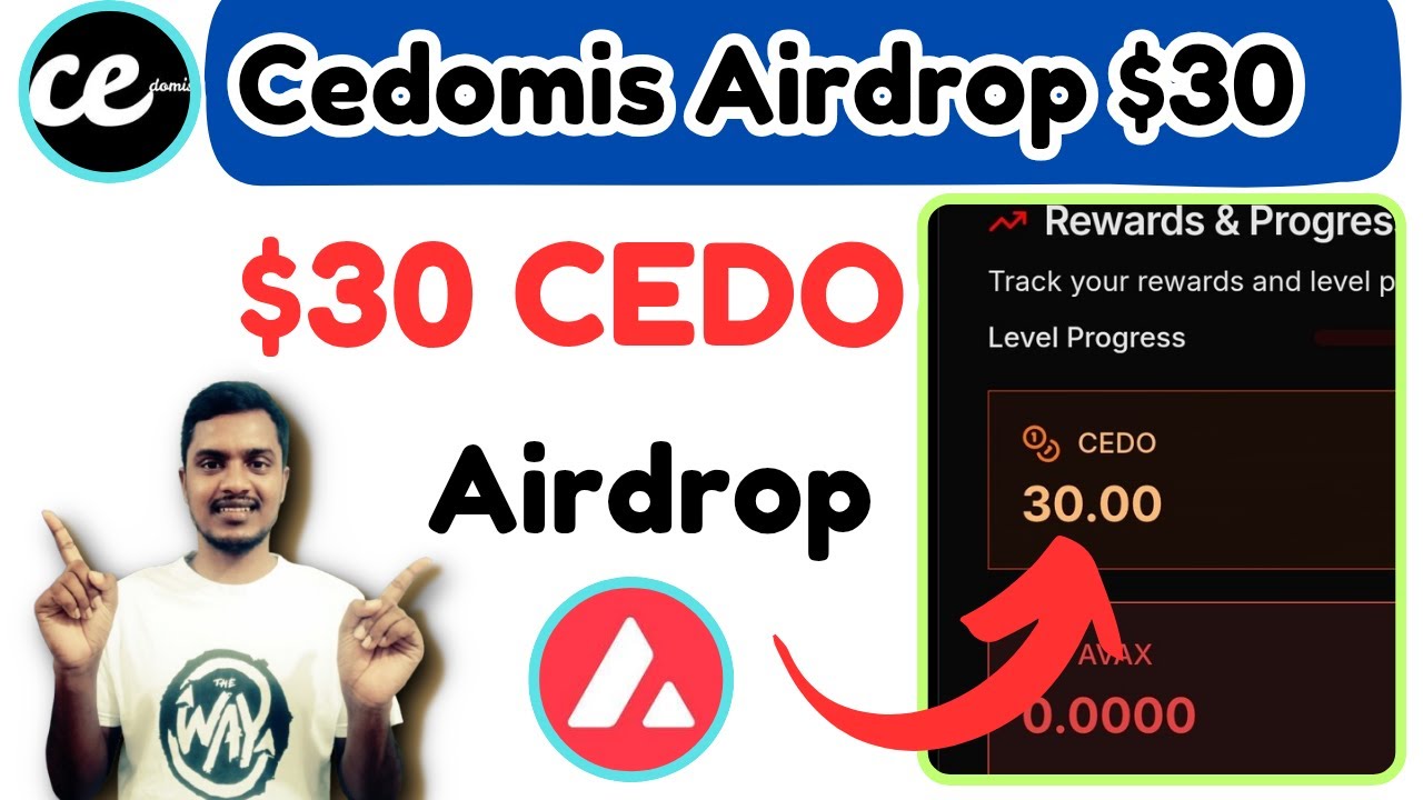 🪂 Free 30 $CEDO Tokens for Everyone | Cedomis Airdrop Live Now! - YouTube