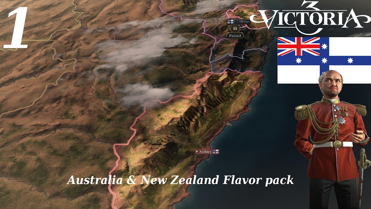 Victoria 3 Australia & New Zealand Flavor pack Ep 1 Attempt #3 - YouTube