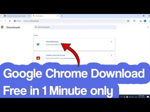 Google Chrome Setup.exe download free in 1 Minute only - YouTube