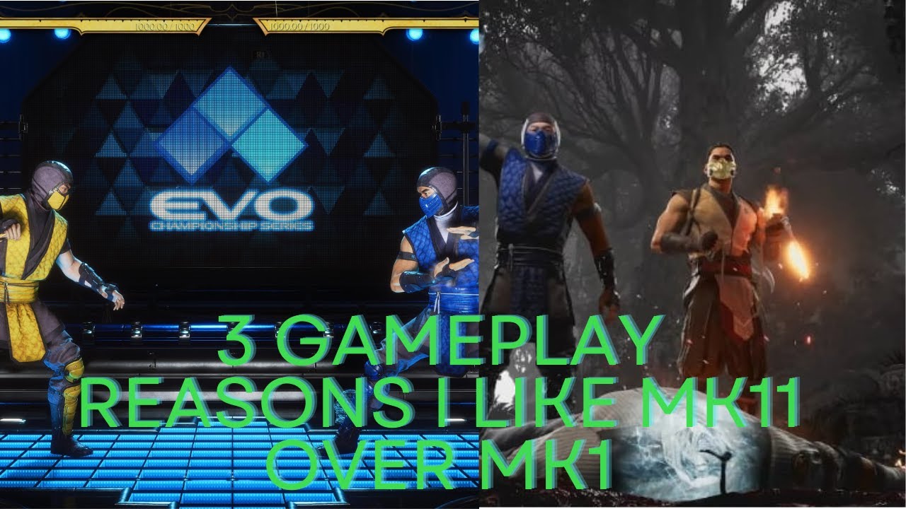 3 Gameplay reasons i like MK11 over MK1. - YouTube