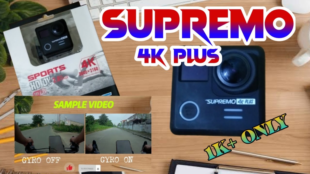 SUPREMO 4K PLUS ACTION CAMERA UNBOXING (KatasNgYoutube) / LiTER FAM ...